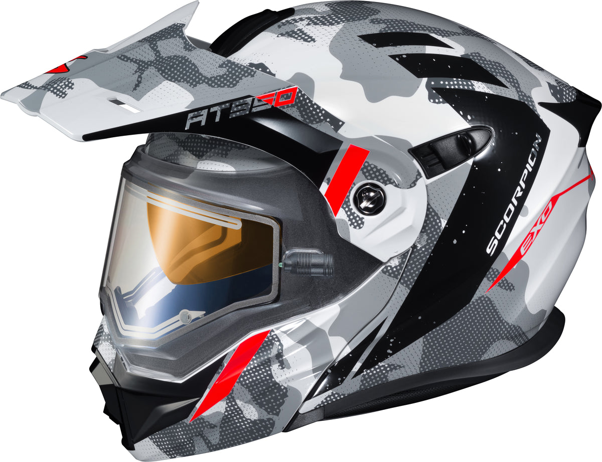 Exo-At950 Cold Weather Helmet Outrigger White/Grey Xl (Elec) – GoKarts USA®
