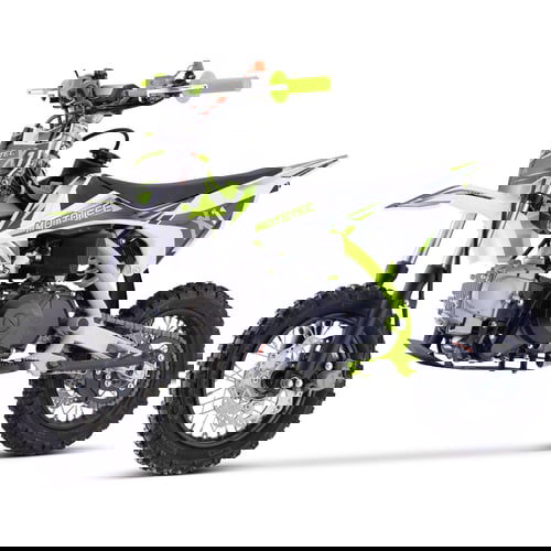 X1 110cc Kids Gas Dirt Bike, Electric Start, Automatic, 10/10 inch Whe ...