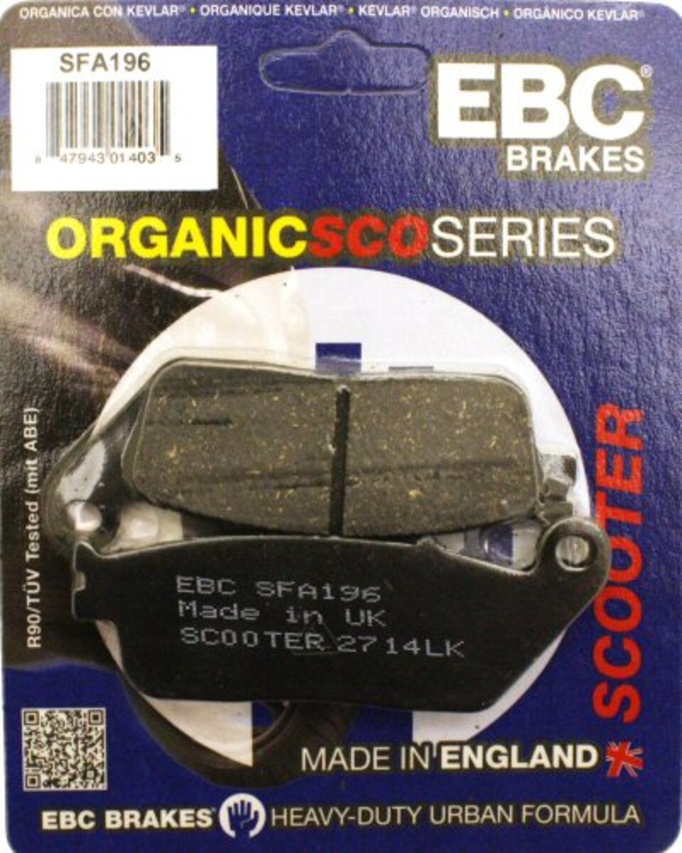 EBC Brakes SFA196 Scooter Brake Pads – GoKarts USA®