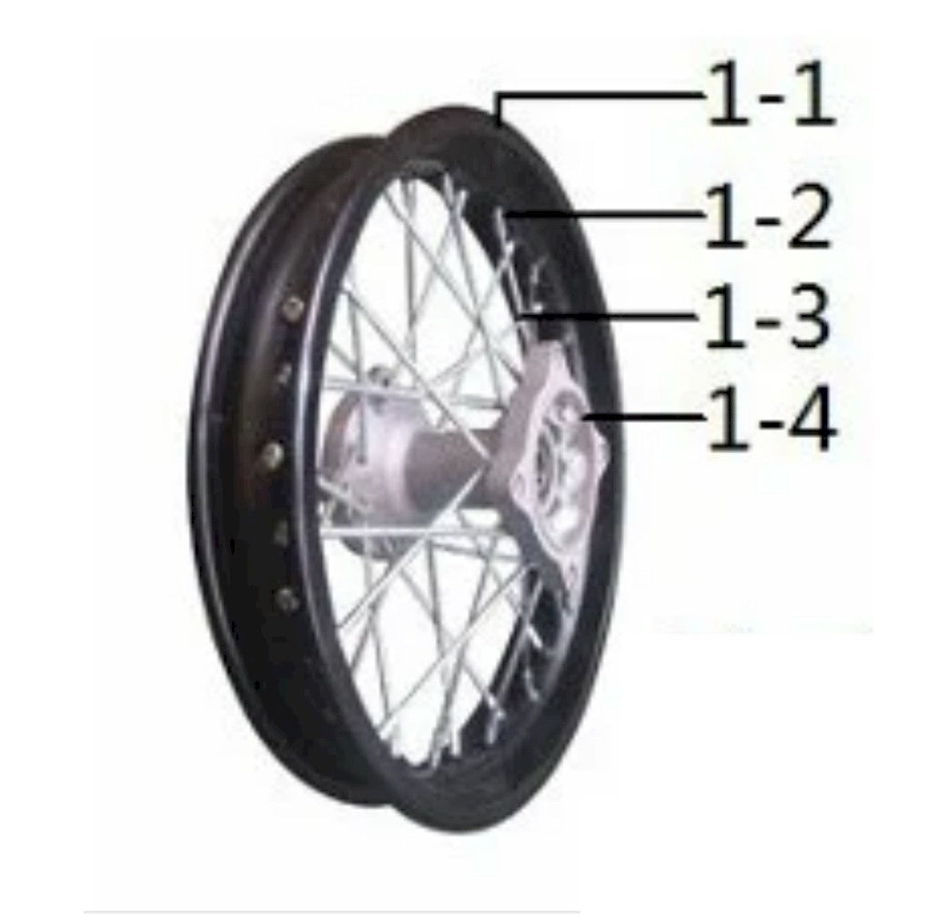 TrailMaster 250cc Dirt Bike Rear Wheel Assy K5-01 – GoKarts USA®