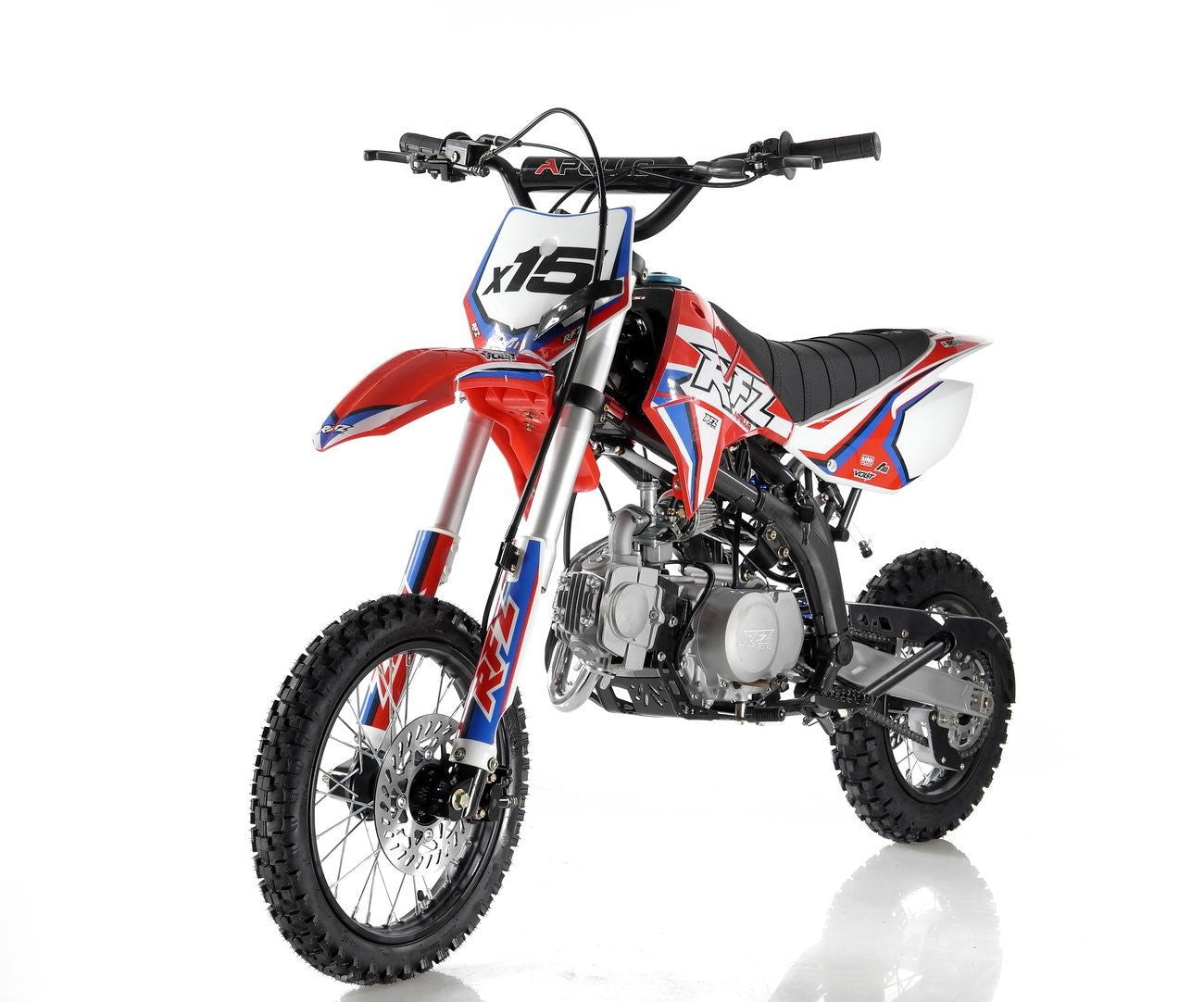 Apollo RFZ X15 125cc Gas Dirt Bike, 4-Speed Manual – GoKarts USA®