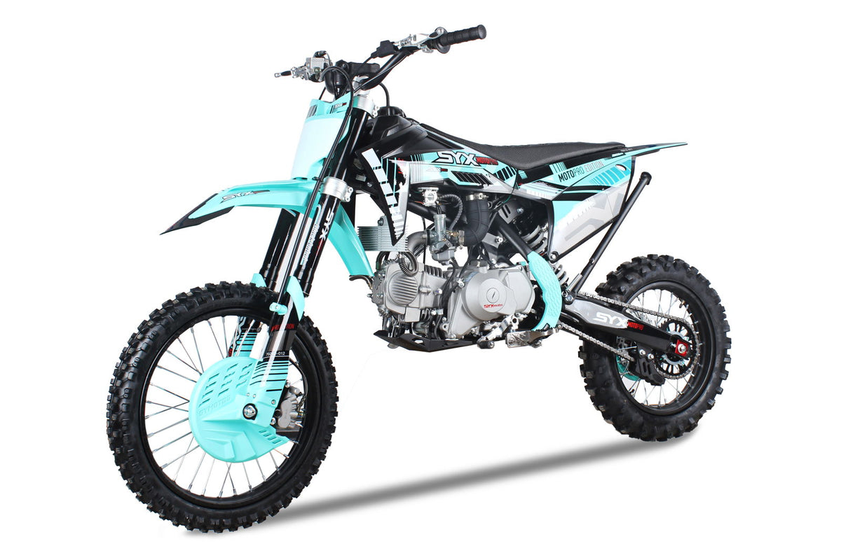 SYX Moto Pro 190cc 4-Stroke Gas Dirt Bike 5-Speed Manual Electric Star ...