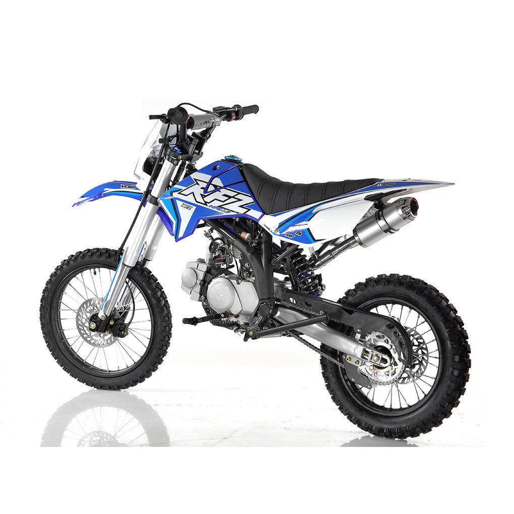 Apollo RFZ 125cc X19 Dirt Bike, 4-Speed Manual, Headlight, Dual Disc B ...