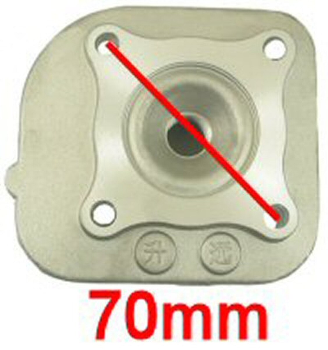 Cylinder Head for 50cc 2-stroke Minarelli 1PE40QMB Jog Engines ...