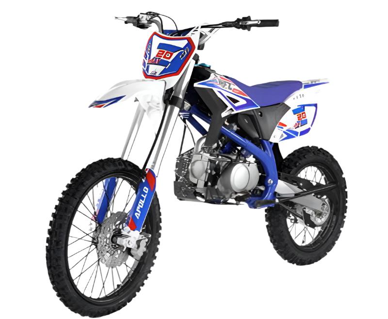Apollo Z20 MAX 125cc Dirt Bike, 4-Speed Manual, 19/16 inch Wheels, Age ...