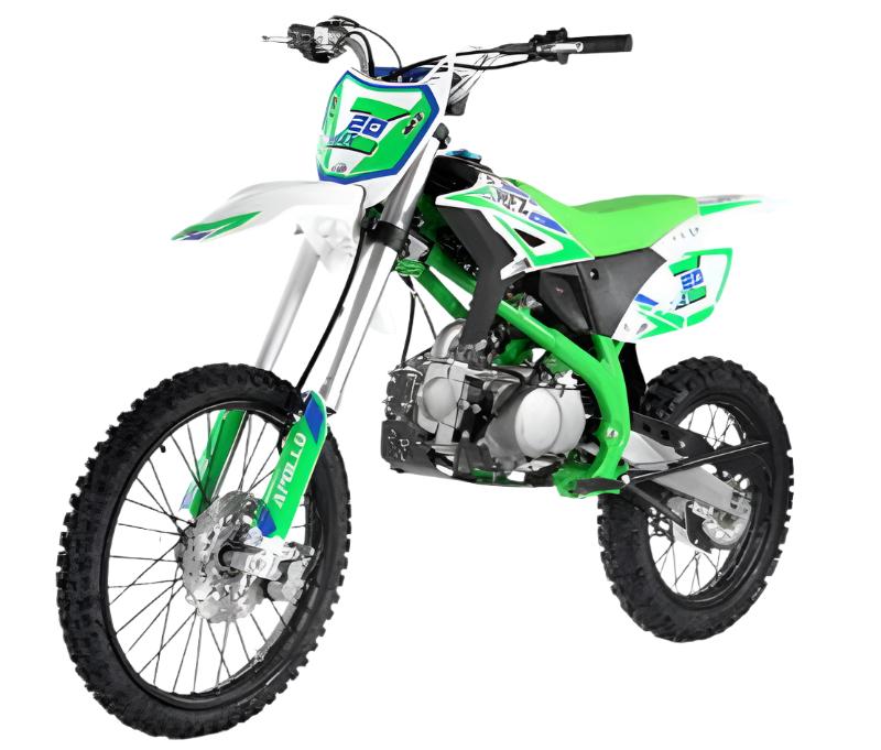 Apollo Z20 MAX 125cc Dirt Bike, 4-Speed Manual, 19/16 inch Wheels, Age ...