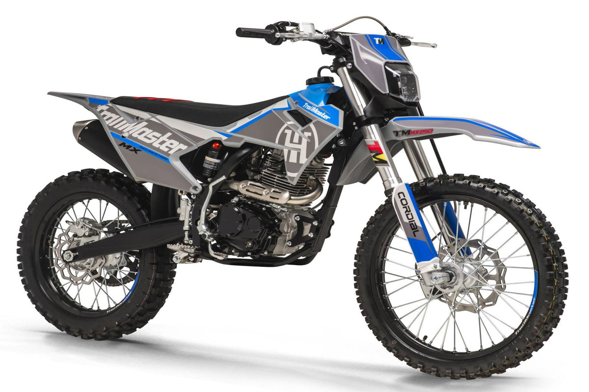 TrailMaster MX250-Pro Dirt Bike 5-Speed, Dual Disc, Electric Start ...