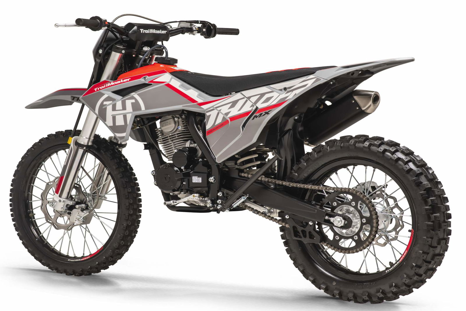 TrailMaster MX250 Dirt Bike, 5-Speed Manual, Electric Start, Dual Disc ...