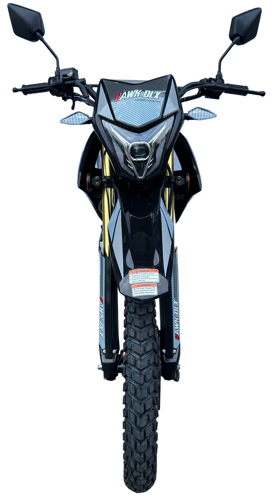 Hawk DLX 250cc Fuel Injected Dual Sport Dirt Bike, 5-Speed Manual, Ele – GoKarts USA®