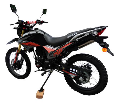 Hawk DLX 250cc Fuel Injected Dual Sport Dirt Bike, 5-Speed Manual, Ele ...