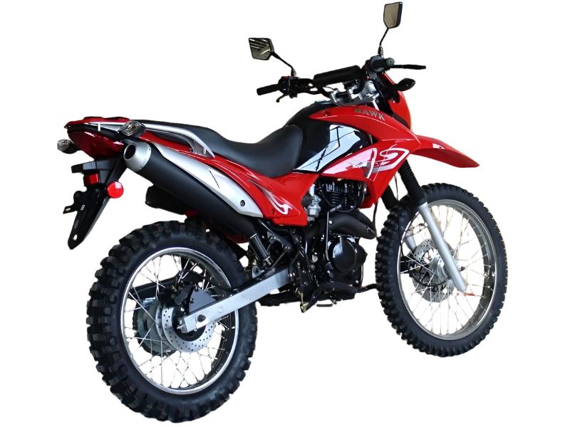 Hawk-X 250cc Dual Sport Dirt Bike, 5-Speed Manual, Electric Start, 21 ...