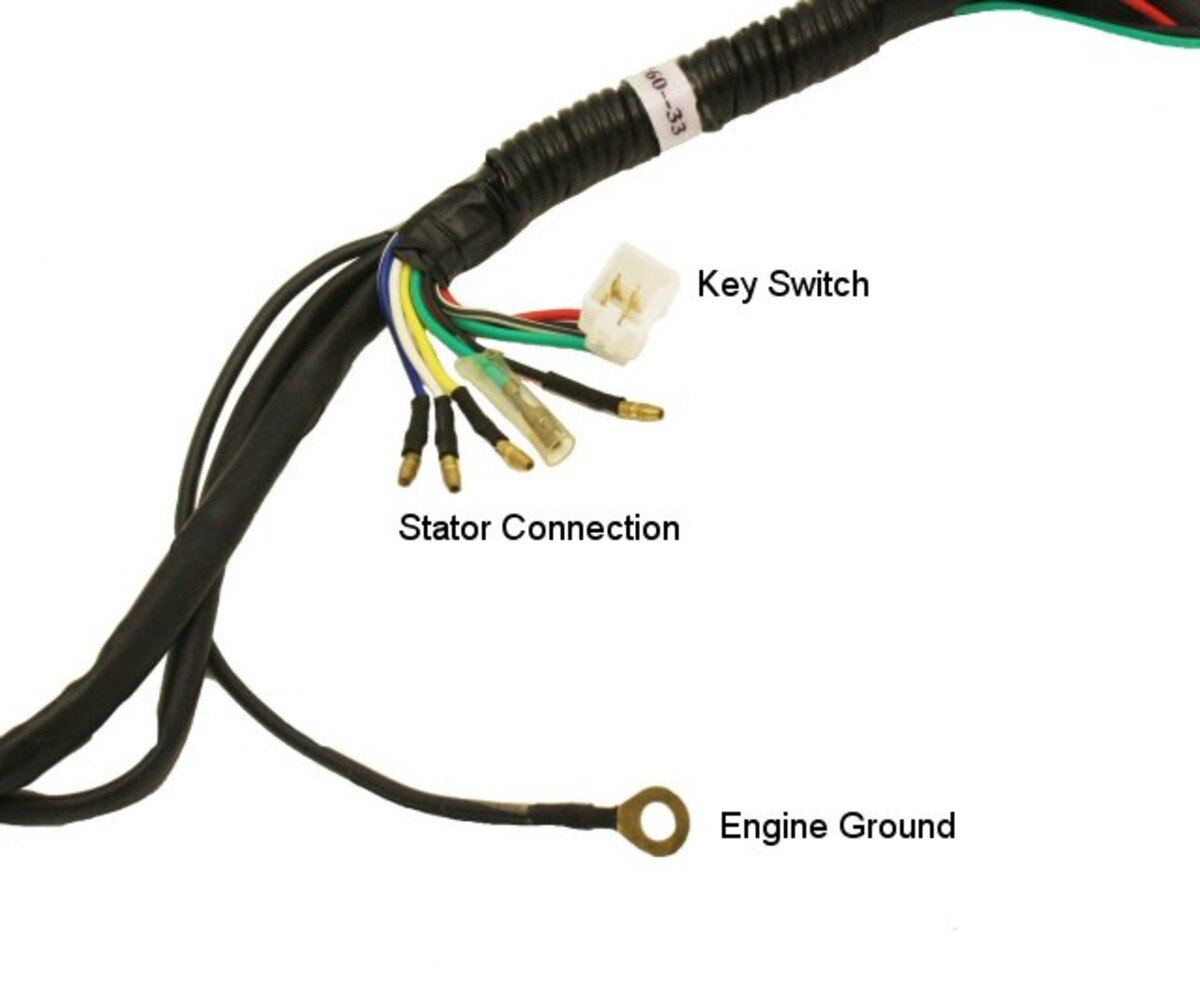 General Wire Harness for 4-stroke small ATVs and Dirt Bikes – GoKarts USA®