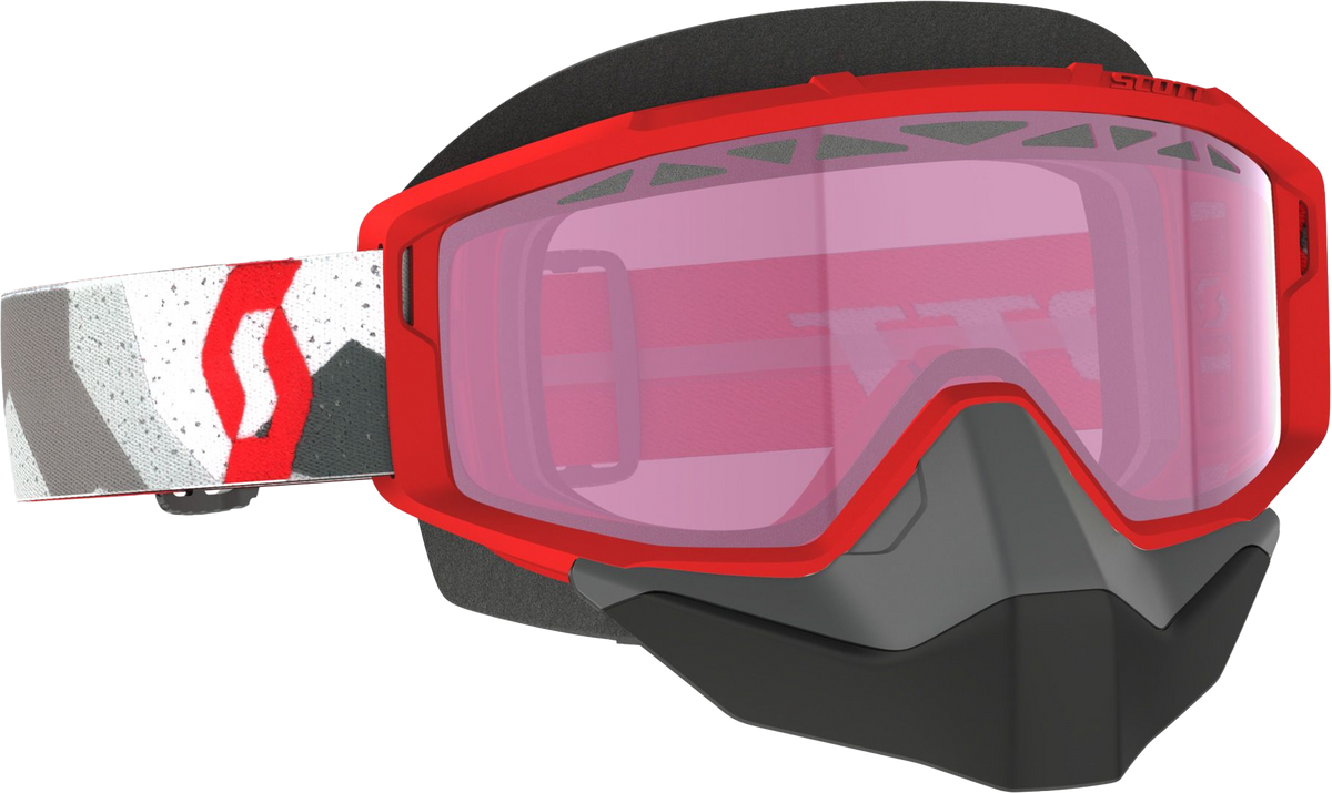 Primal Snow Cross Goggle Camo White/Red Rose Tint – GoKarts USA®