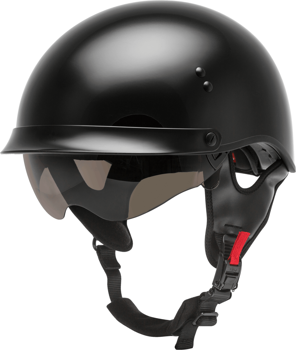 Hh-65 Half Helmet Full Dressed Black 2x – GoKarts USA®
