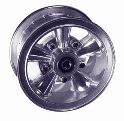 6 in. Aluminum Astro wheel, 3 in. Wide, 3/4 in. Sealed Ball Bearing ...