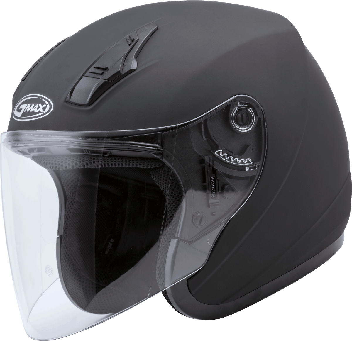 Of-17 Open-Face Helmet Matte Black Md – GoKarts USA®