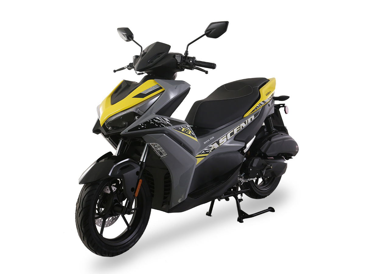 Ascend F3 150cc Street Scooter, Automatic Shifting, Hydraulic Disc Bra ...