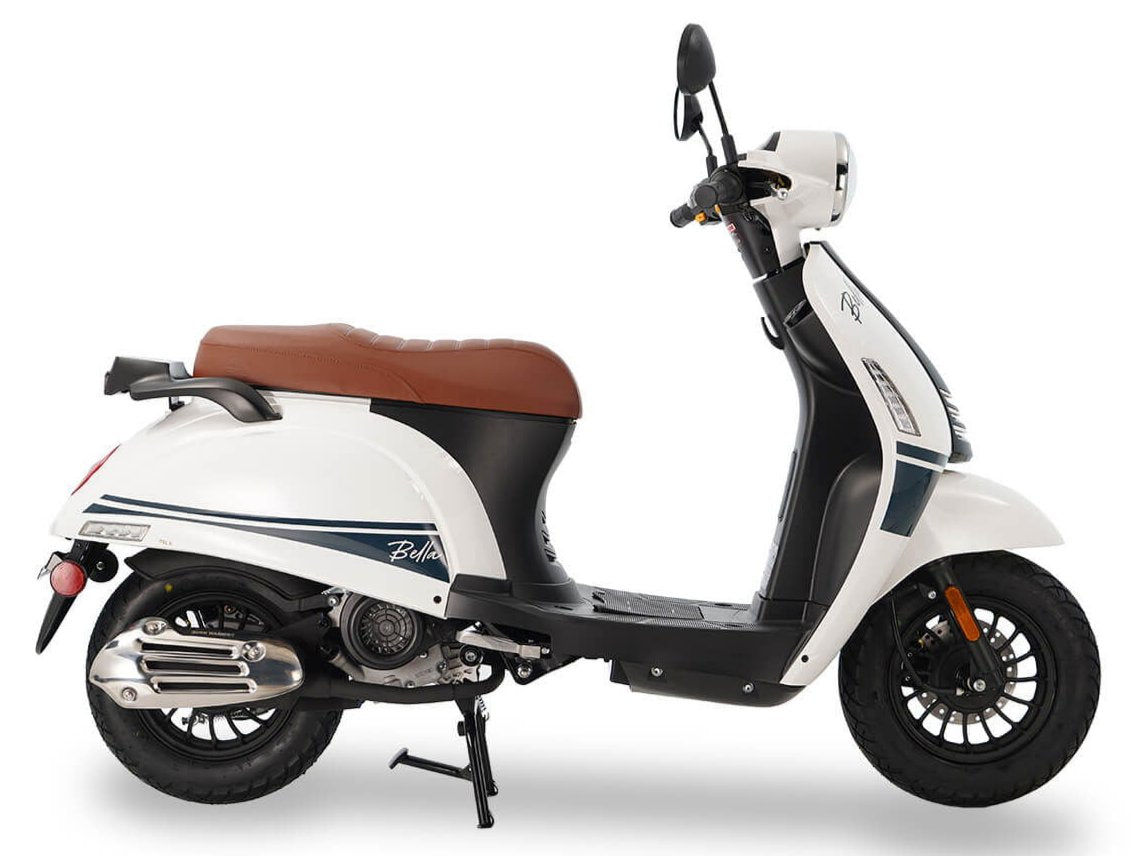 Bella 50cc Street Scooter, Automatic Shifting, 10 inch Aluminum Wheels ...
