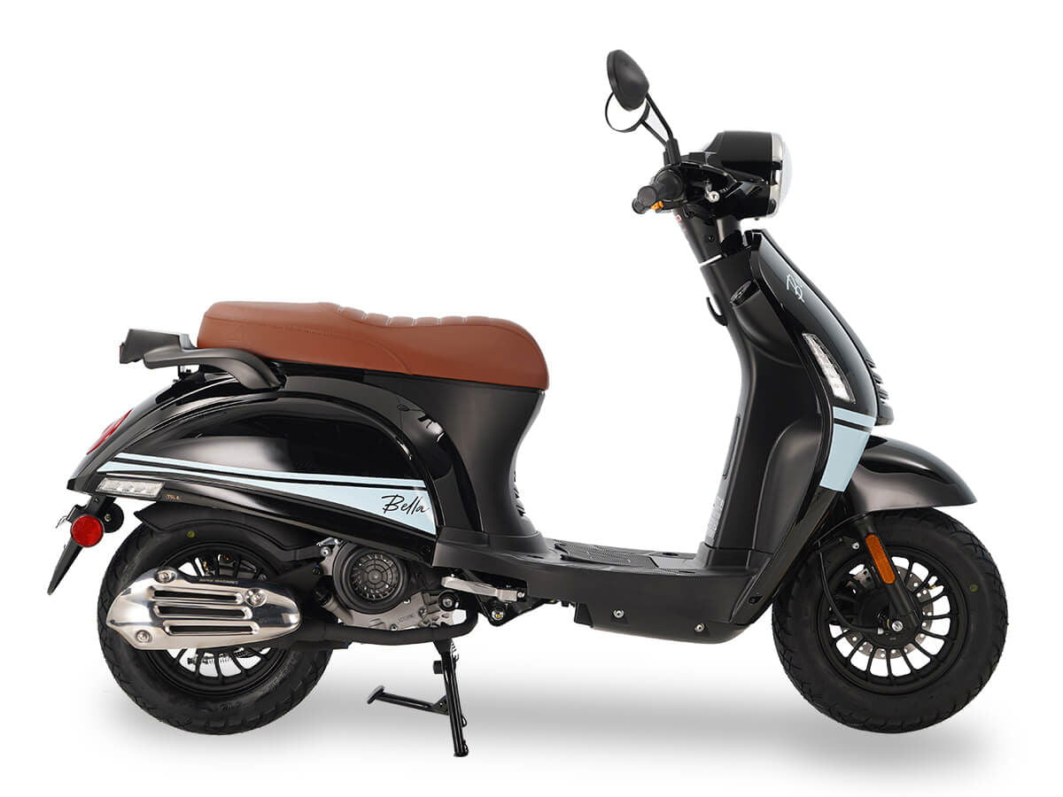 Bella 50cc Street Scooter, Automatic Shifting, 10 inch Aluminum Wheels ...
