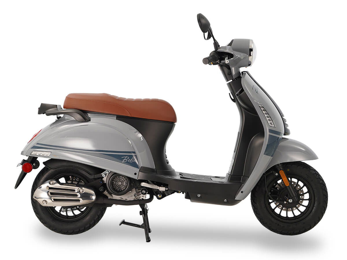 Bella 50cc Street Scooter, Automatic Shifting, 10 inch Aluminum Wheels ...