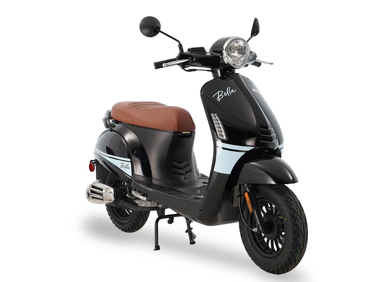 Bella 50cc Street Scooter, Automatic Shifting, 10 inch Aluminum Wheels ...