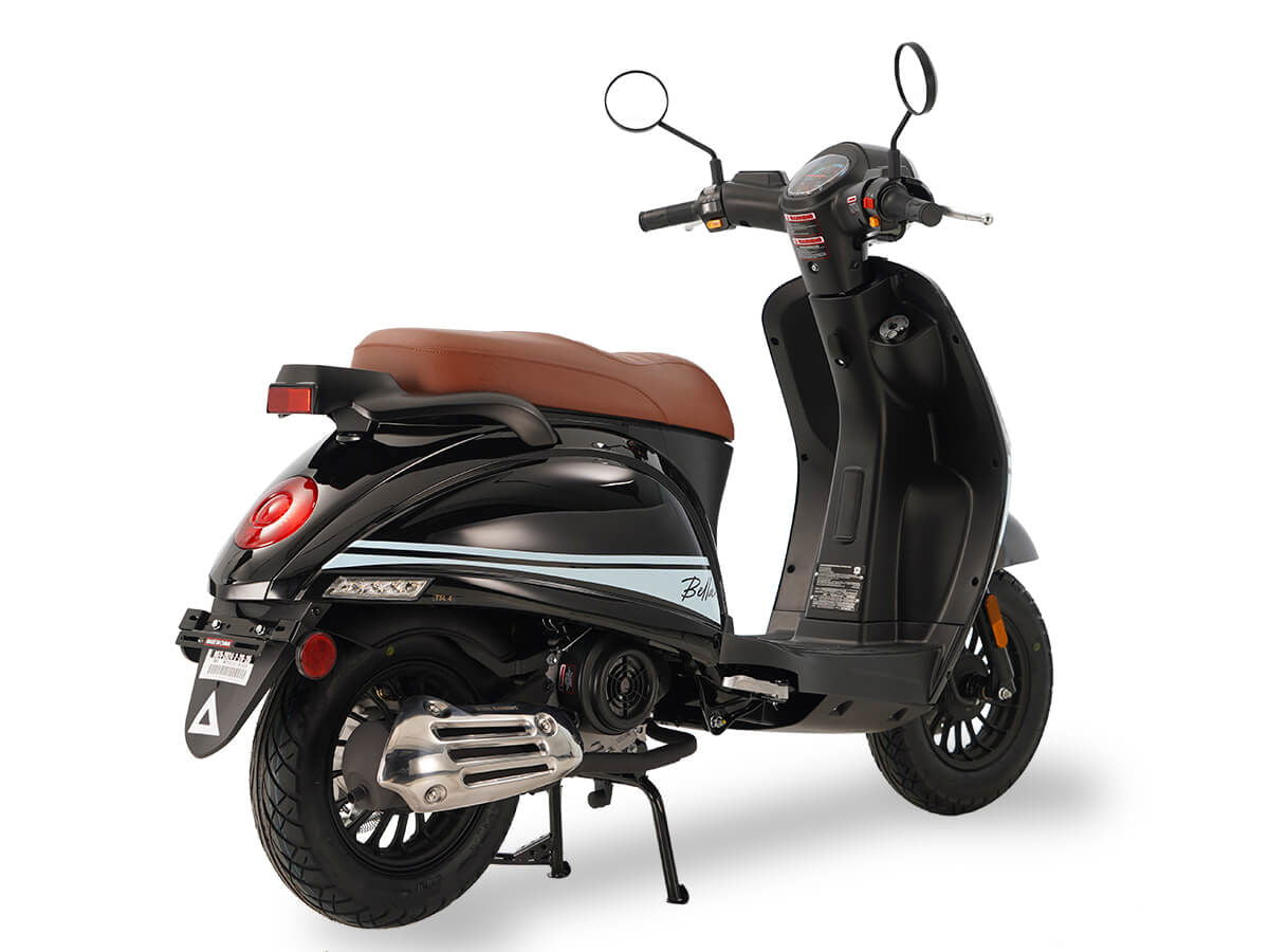 Bella 50cc Street Scooter, Automatic Shifting, 10 inch Aluminum Wheels ...