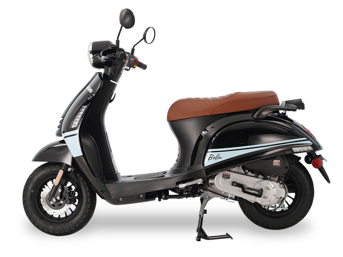 Bella 50cc Street Scooter, Automatic Shifting, 10 inch Aluminum Wheels ...