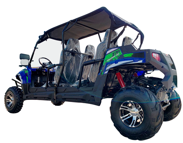 TrailMaster Challenger 200EX EFI 4-Seater UTV Side by Side Go Kart ...