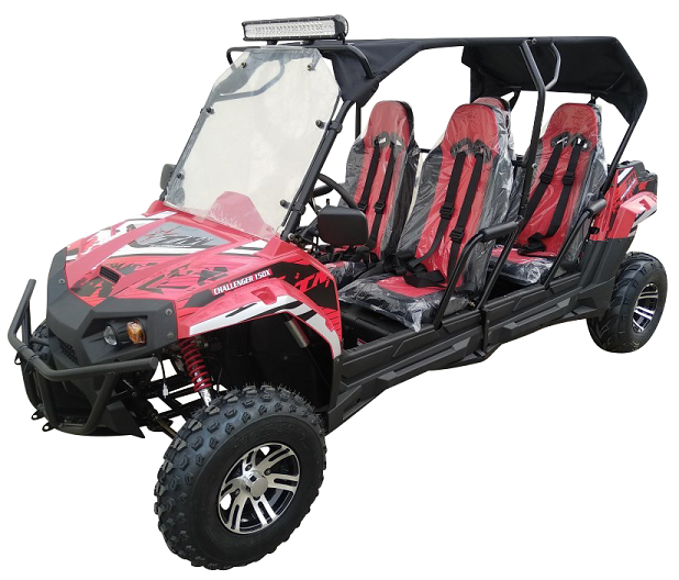 TrailMaster Challenger 200EX EFI 4-Seater UTV Side by Side Go Kart ...