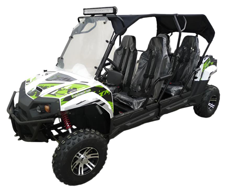TrailMaster Challenger 200EX EFI 4-Seater UTV Side by Side Go Kart ...