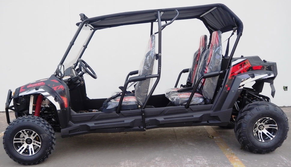 TrailMaster Challenger 300EX EFI 4-Seater UTV Side-by-Side, Shaft Driv ...