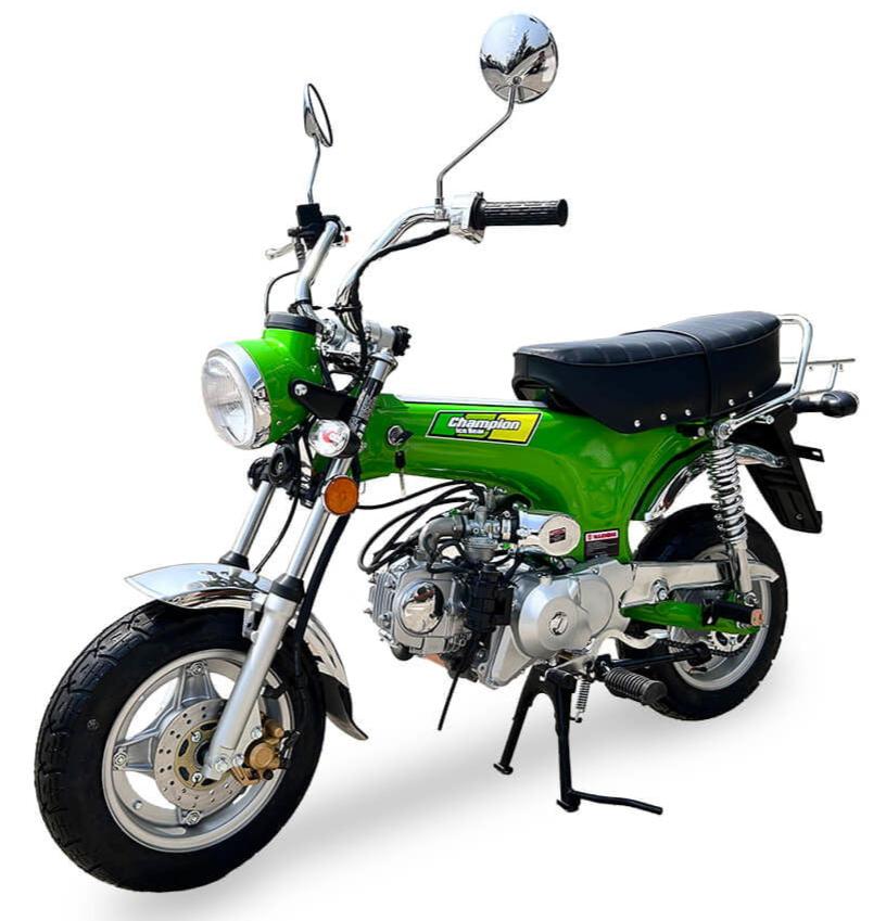 Champion 125cc Retro Motorcycle, 4-speed semi-automatic, 10 inch Wheel ...