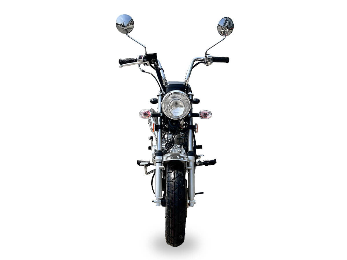 Champion 125cc Retro Motorcycle, 4-speed semi-automatic, 10 inch Wheel ...