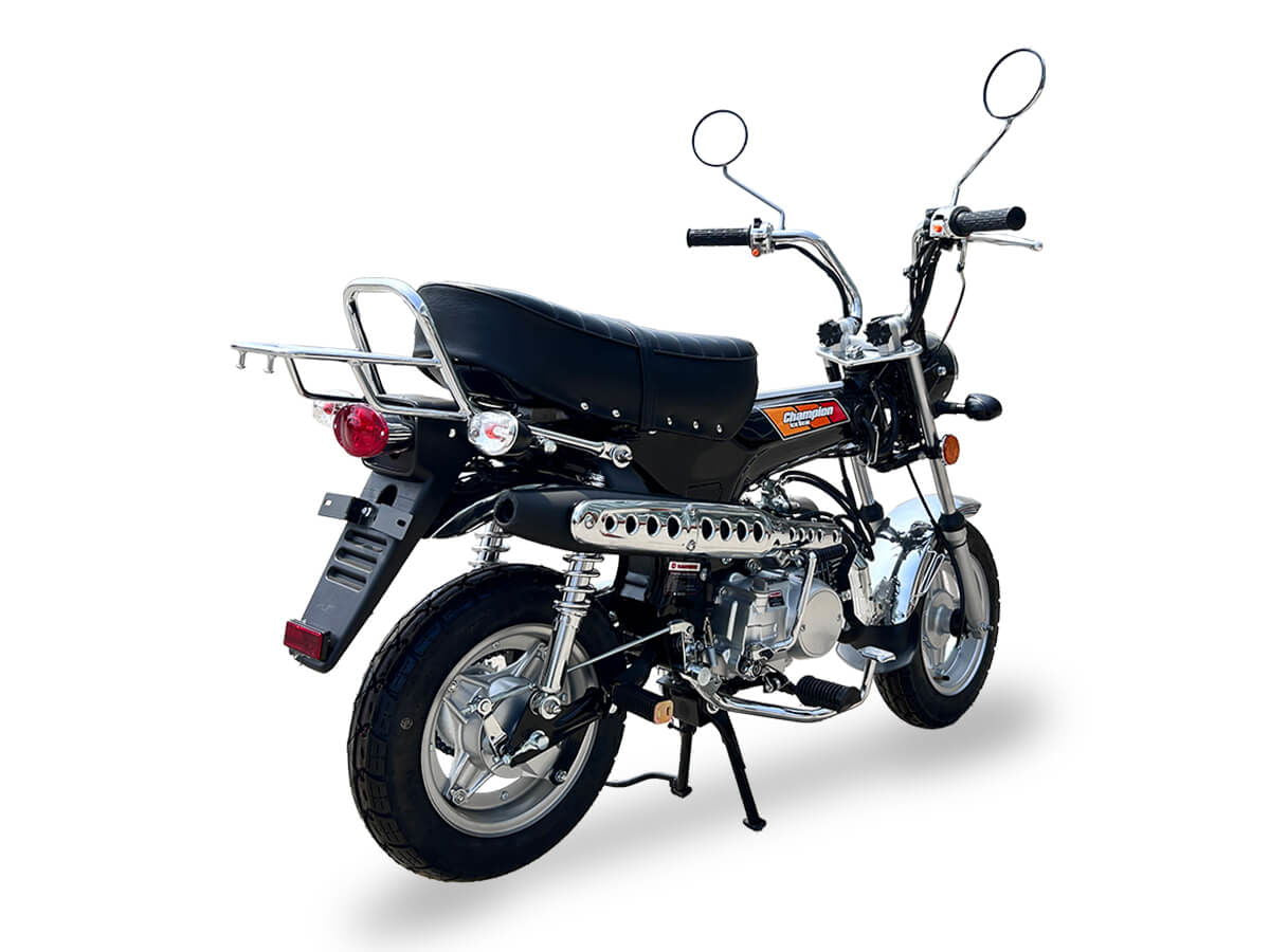 Champion 125cc Retro Motorcycle, 4-speed semi-automatic, 10 inch Wheel ...
