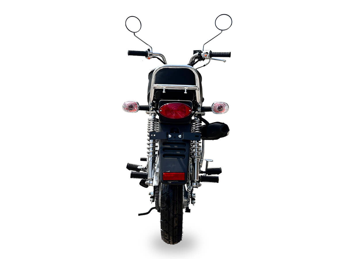 Champion 125cc Retro Motorcycle, 4-speed semi-automatic, 10 inch Wheel ...