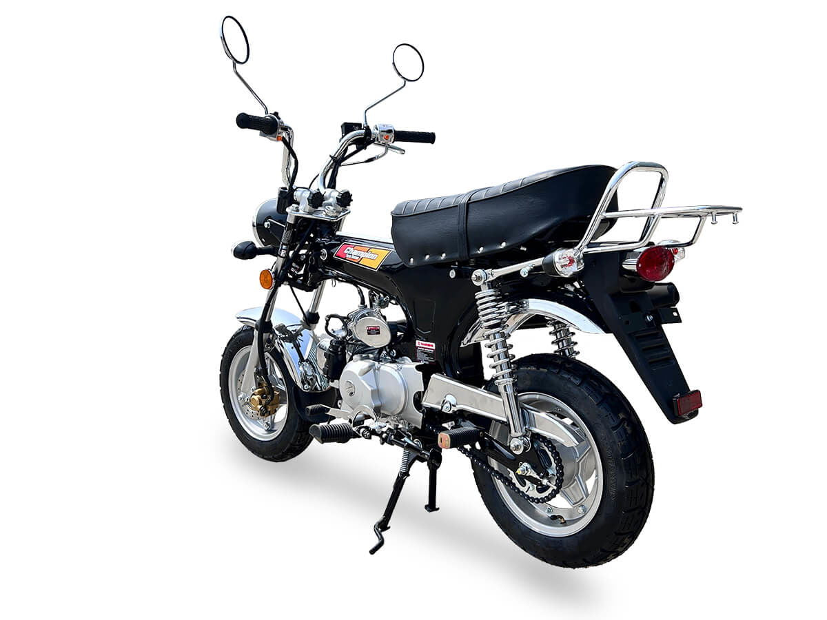 Champion 125cc Retro Motorcycle, 4-speed semi-automatic, 10 inch Wheel ...