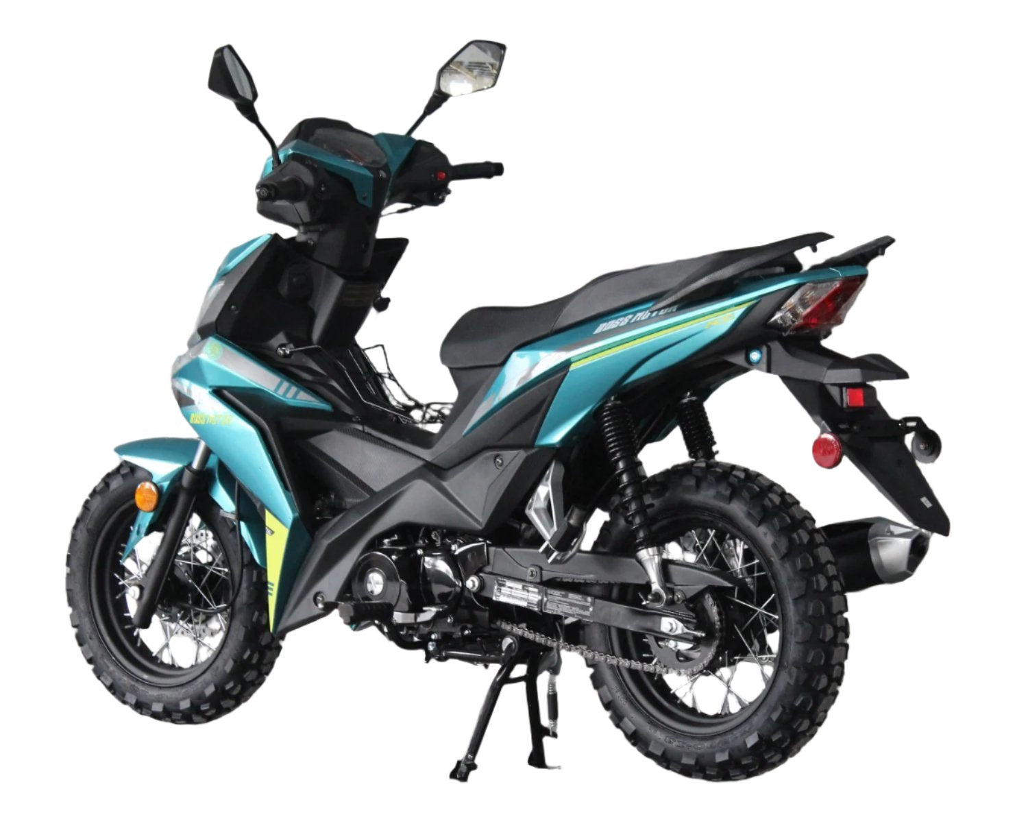 Cross 125RTF Off-Road Scooter, 4-Speed Semi-Auto, 13-inch Wheels, Endu ...