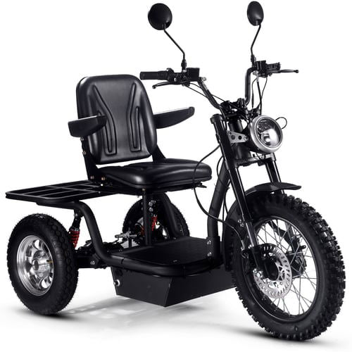 Electric Mobility Scooter 3-Wheeler Personal Transporter 1800w, Hydrau ...