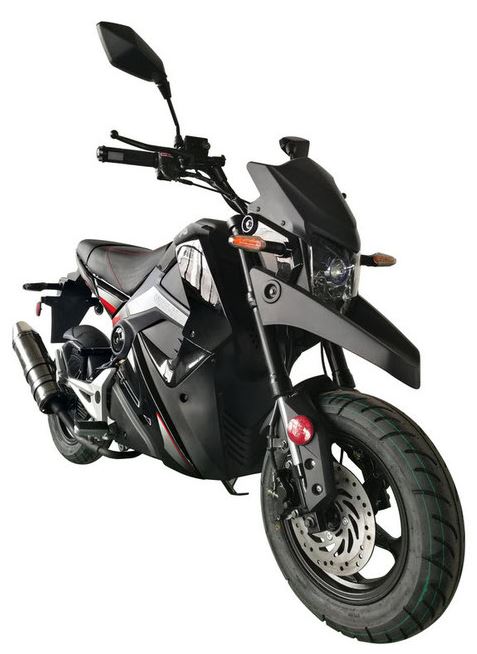 Evader 50cc Motorcycle, Automatic, Front Disc Brake, 12-inch Alloy Whe ...