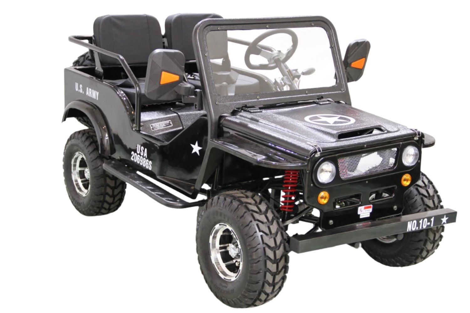 GR-2 Safari Mini Jeep Go Kart, 125cc Electric Start, 3-Speed Semi-Auto ...