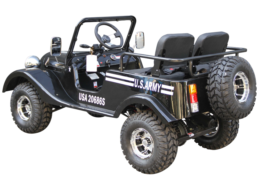 GR-5 Mini Jeep Roadster Go Kart, 125cc Electric Start, 3-Speed Semi-Au ...