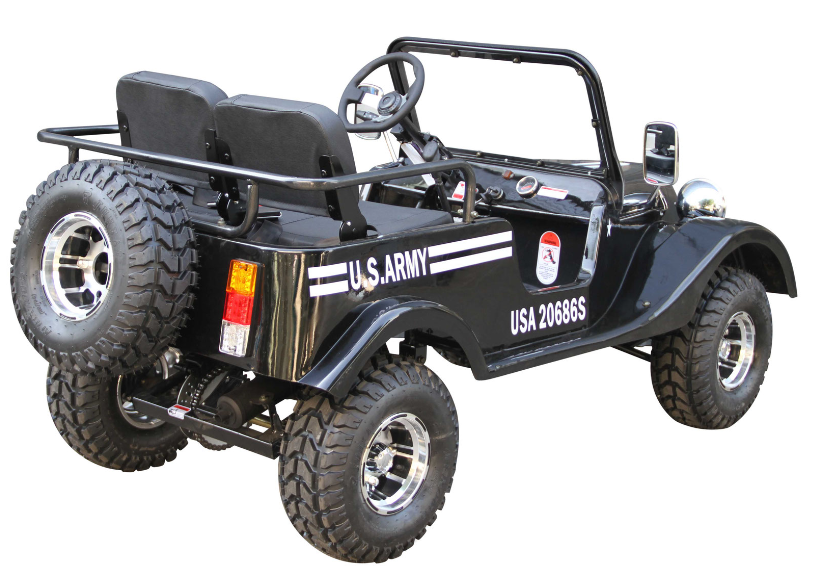 GR-5 Mini Jeep Roadster Go Kart, 125cc Electric Start, 3-Speed Semi-Au ...