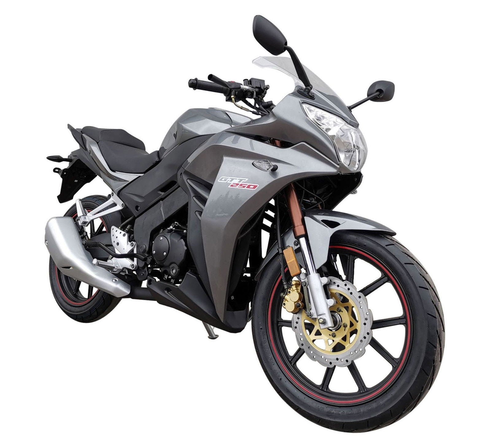 GTT 250 Street Motorcycle, 5-Speed Manual, 17-inch Alloy Wheels ...