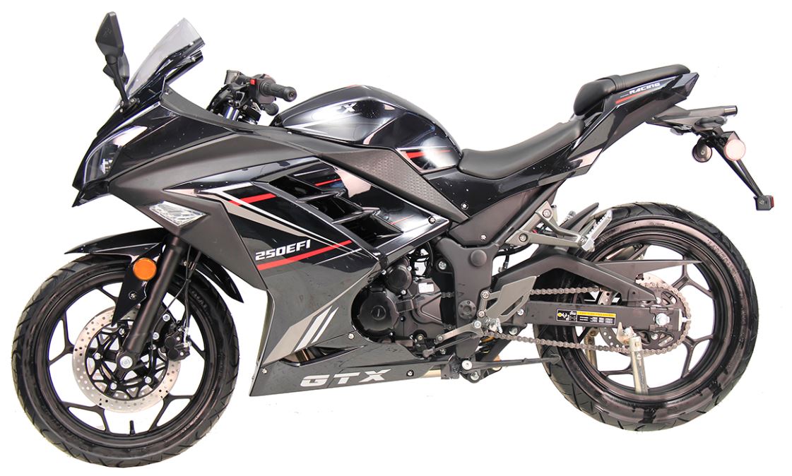 GTX 250 EFI Street Motorcycle, 6-Speed Manual – GoKarts USA®