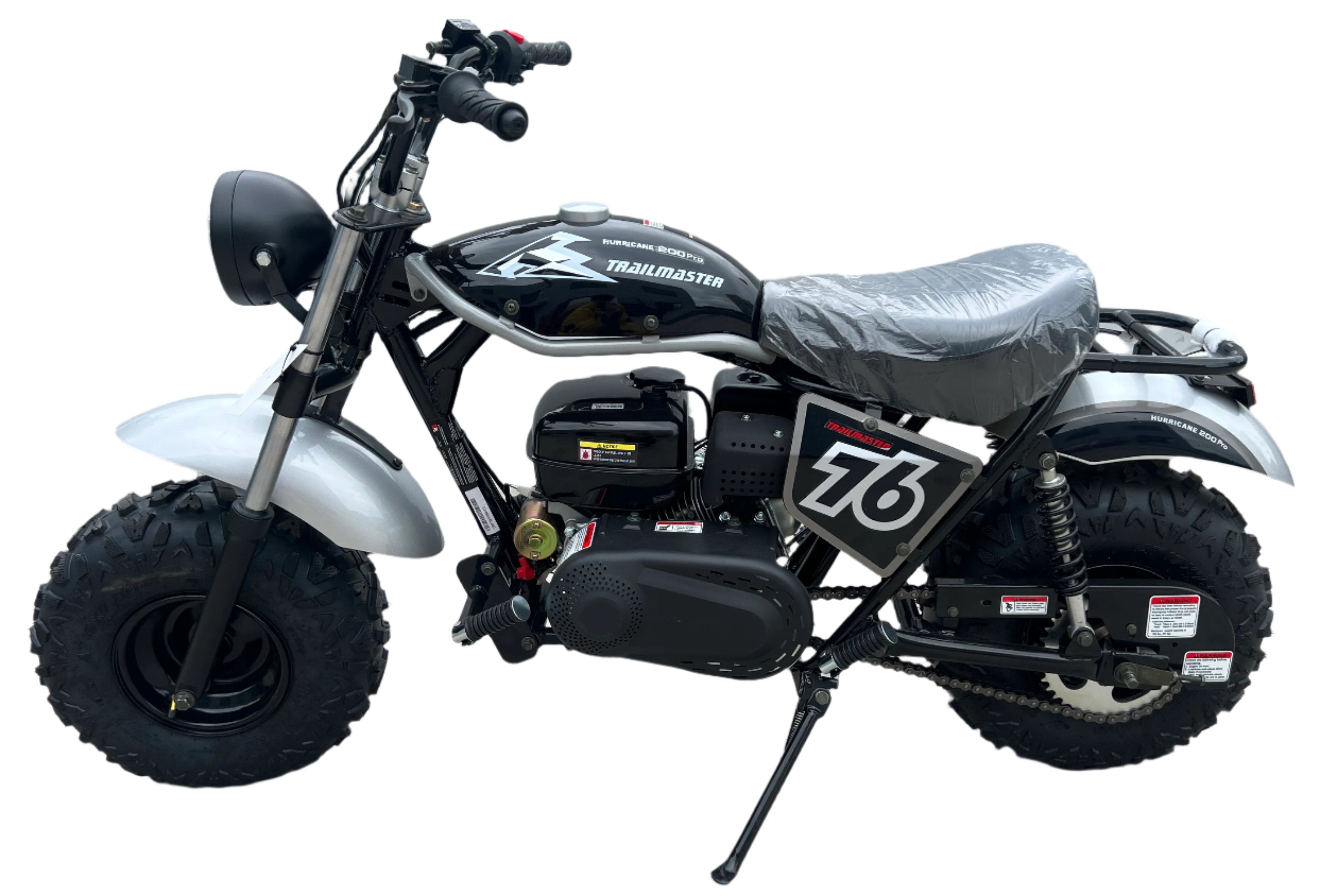 TrailMaster Hurricane 200X PRO Mini Bike, 196cc 6.5hp with Electric St ...