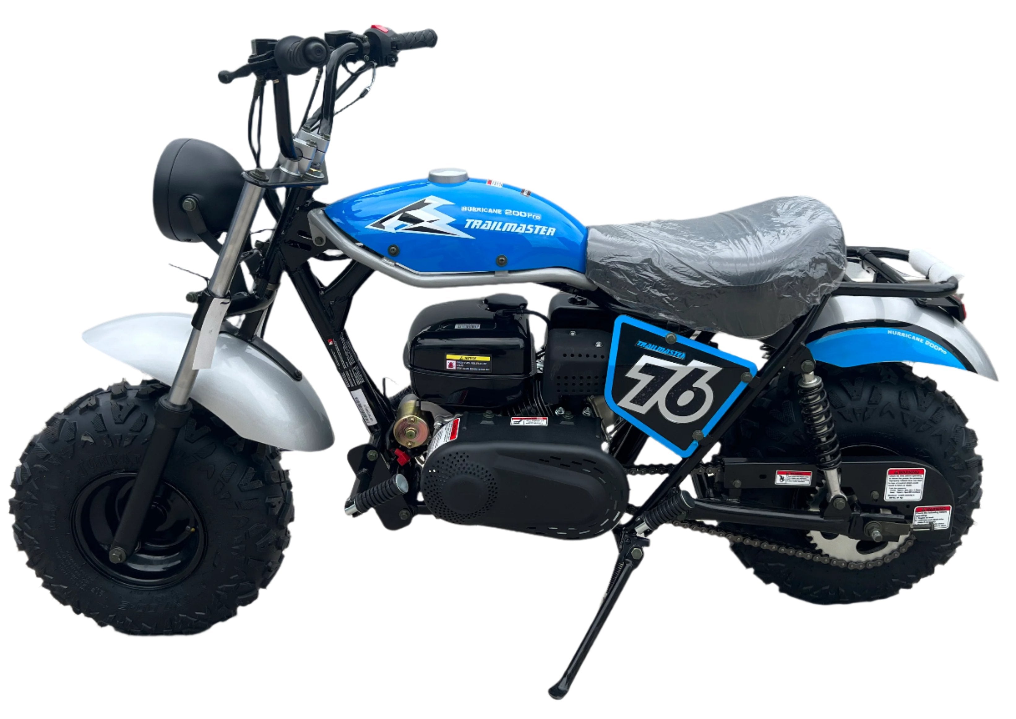 TrailMaster Hurricane 200X PRO Mini Bike, 196cc 6.5hp with Electric St ...