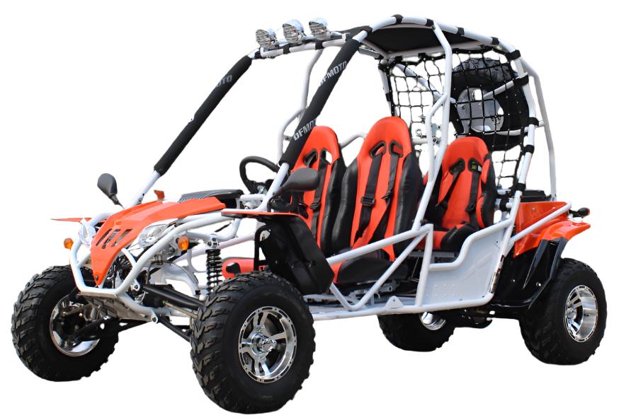 Jaguar 200 4-Seater Buggy Go Kart, Electric Start, Automatic with Reve ...