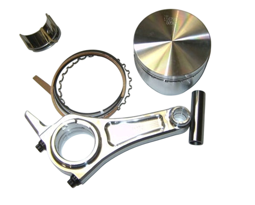 Forged Piston & Long Rod Combo for GX200 & 196cc ''Clone'', 3 Ring ...