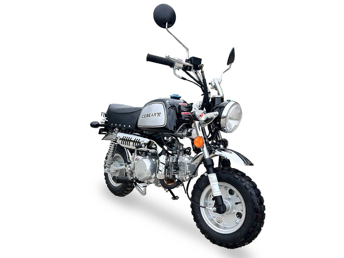 Leo 125cc Retro Motorcycle, 4-speed semi-automatic, 8-inch Wheels, 50 ...