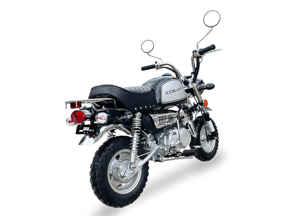 Leo 125cc Retro Motorcycle, 4-speed semi-automatic, 8-inch Wheels, 50 ...